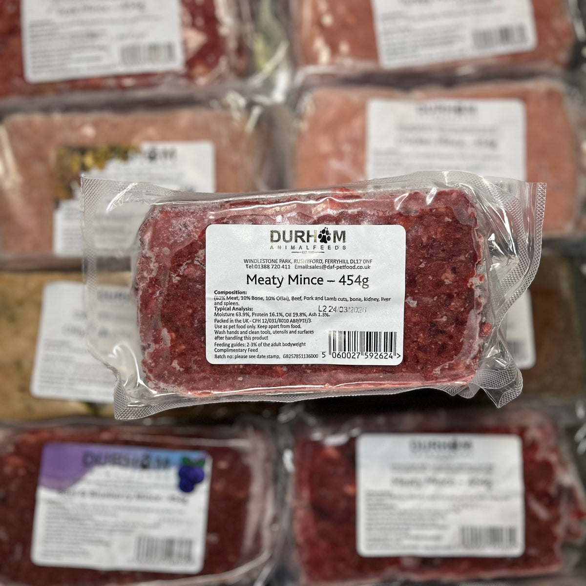 Durham Animal Feeds Complete Mince 454g – Baber Animal Feeds