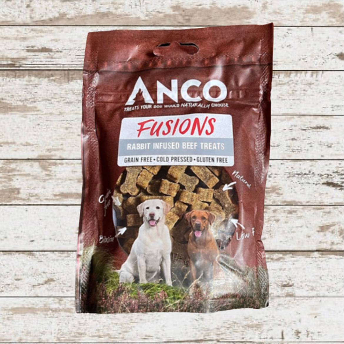 Anco Fusions Rabbit Infused Beef Treats 100g – Baber Animal Feeds